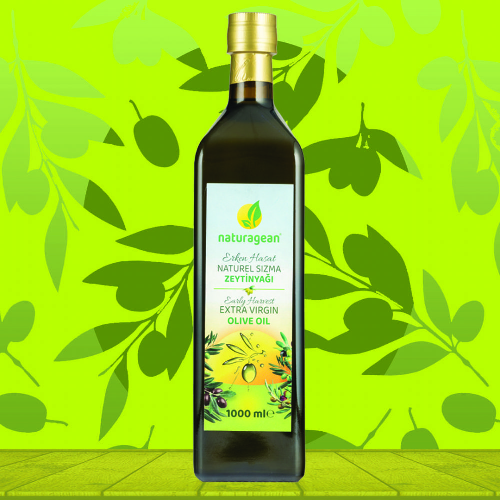 naturagean Erken Hasat Naturel Sızma Zeytinyağı 1000 ml - zeytinhouse.com